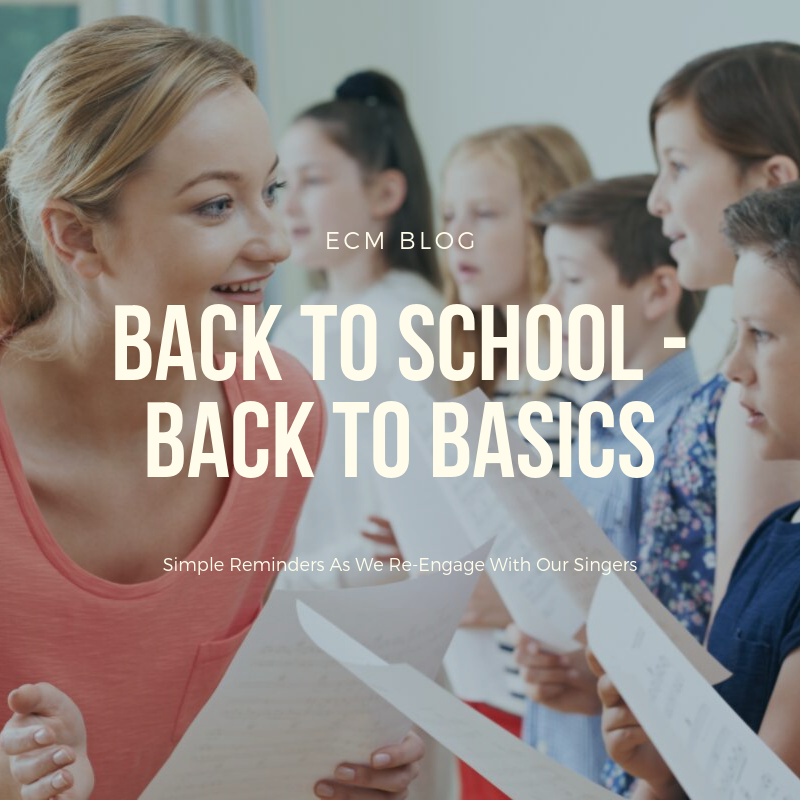 Back To School - Back To Basics – Easy Choir Music