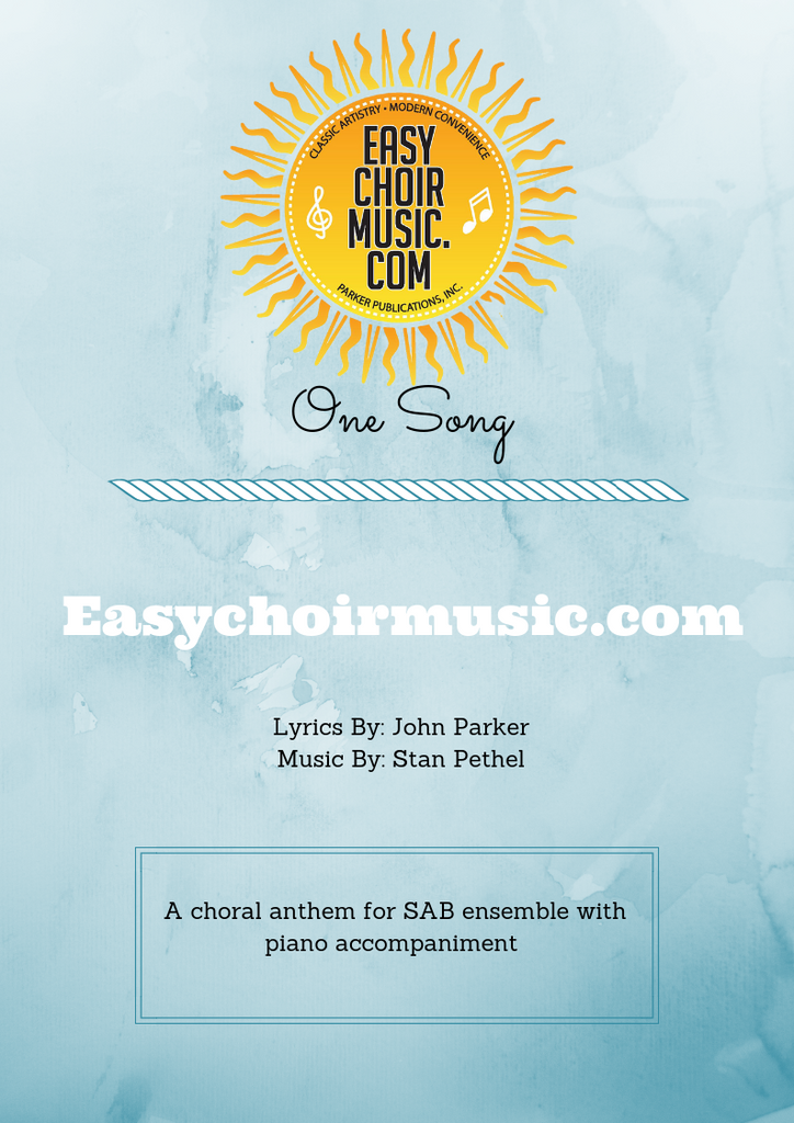 One Song (SAB) – Easy Choir Music